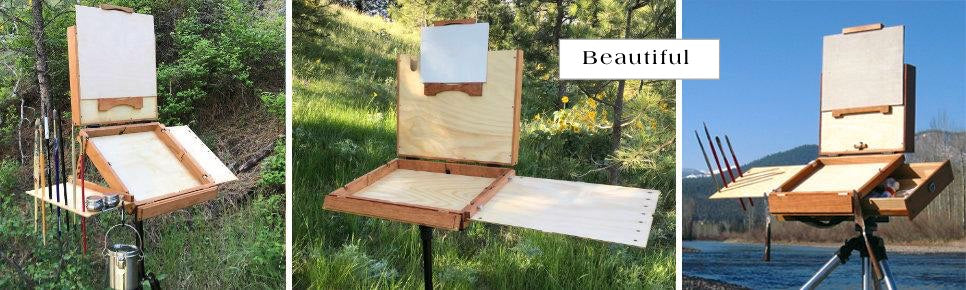 Alla Prima Pochade - Handcrafted pochade boxes for the plein air painter