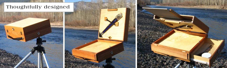 Alla Prima Pochade - Handcrafted pochade boxes for the plein air painter