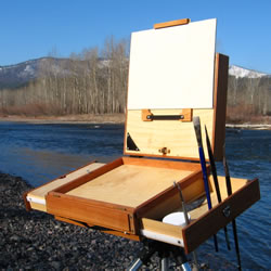 Alla Prima Pochade - Handcrafted pochade boxes for the plein air painter